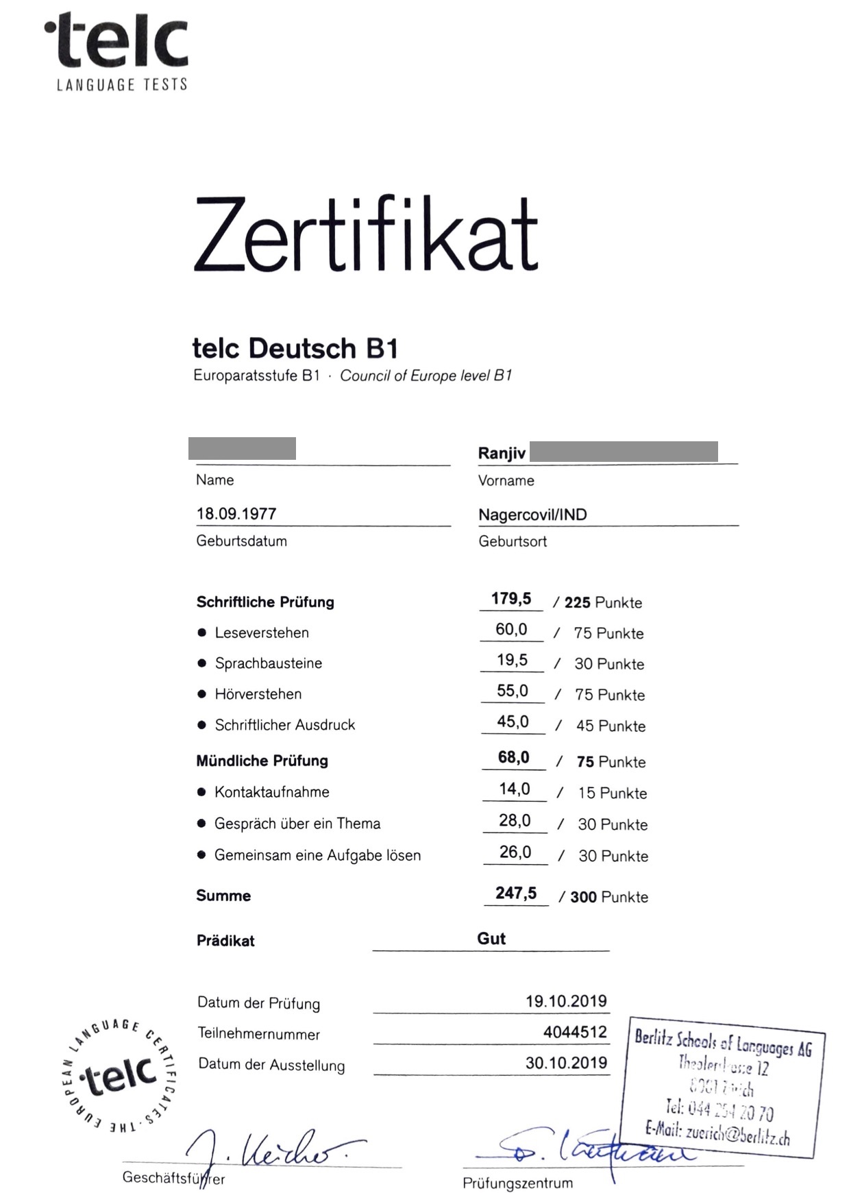 How Ranjiv Went from “my initial response used to be ‚Sprechen Sie ...